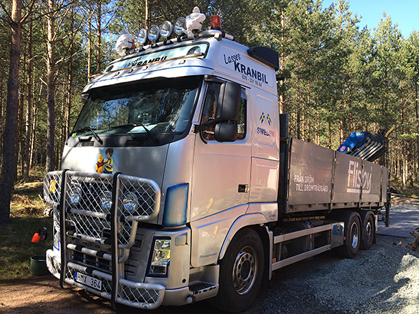 Lastbil - Lasses kranbilar